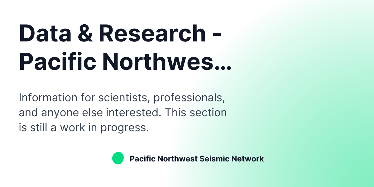 Data & Research