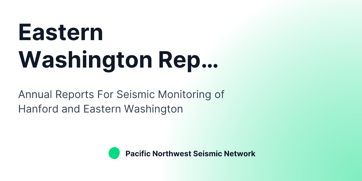 Eastern Washington Reports