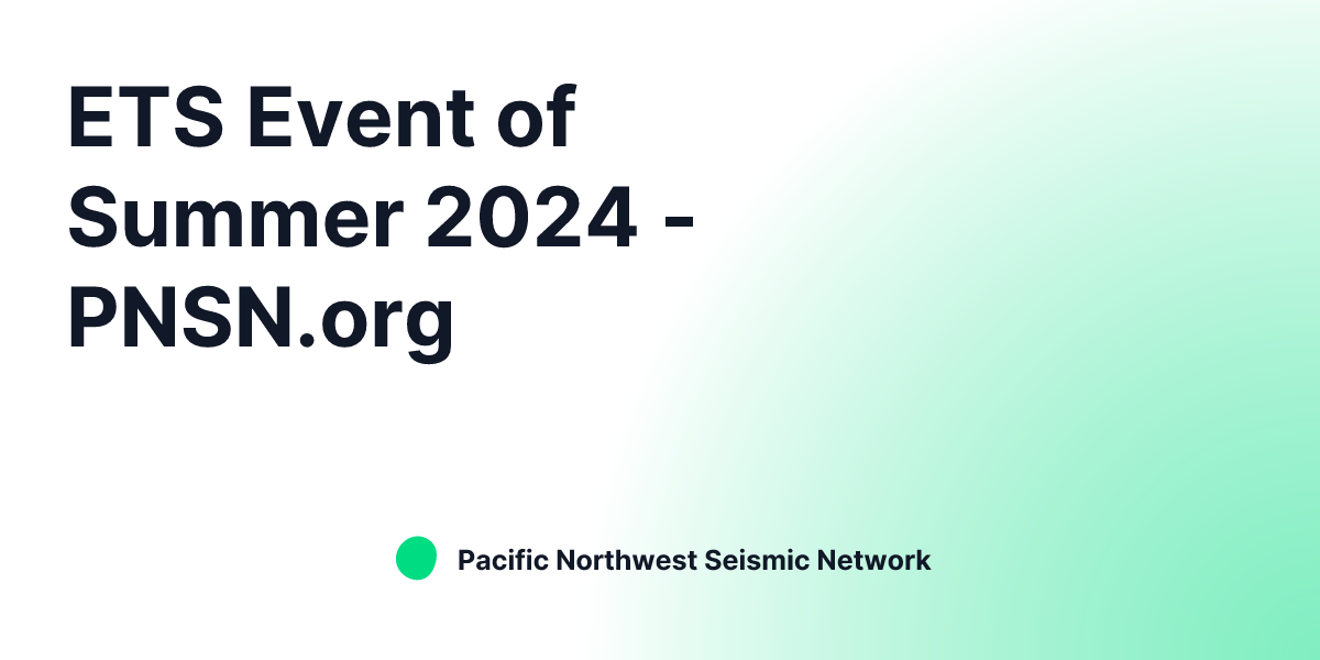 ETS Event of Summer 2024